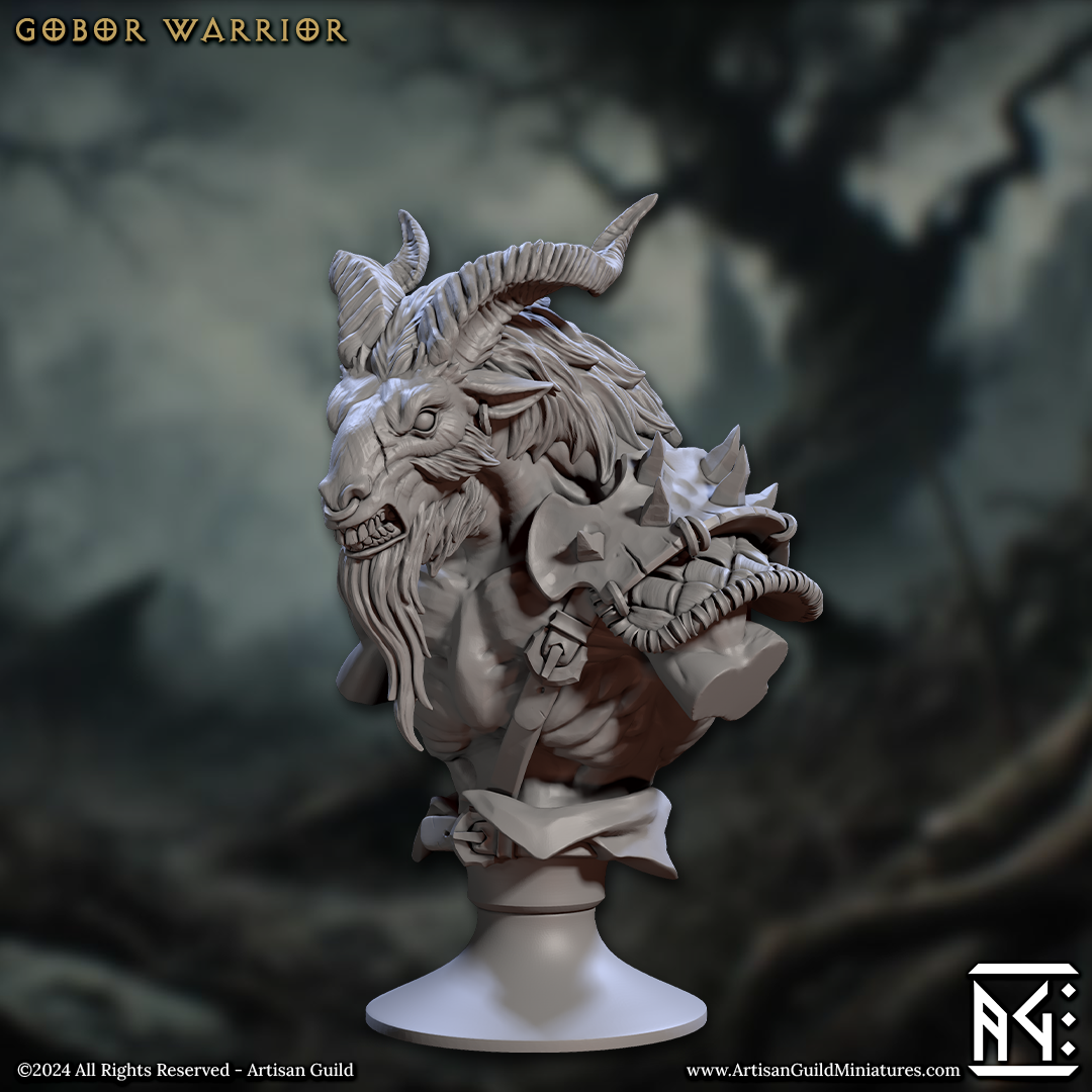 Gobor Warrior Bust – Mini Marvels