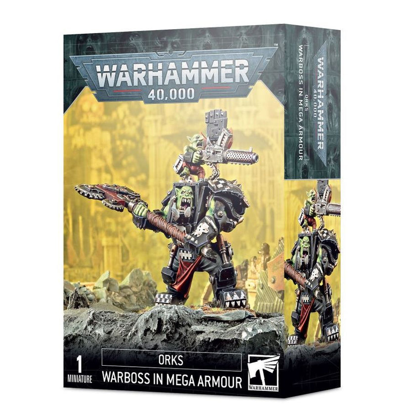 Orks - Ork Warboss in Mega Armour – Mini Marvels