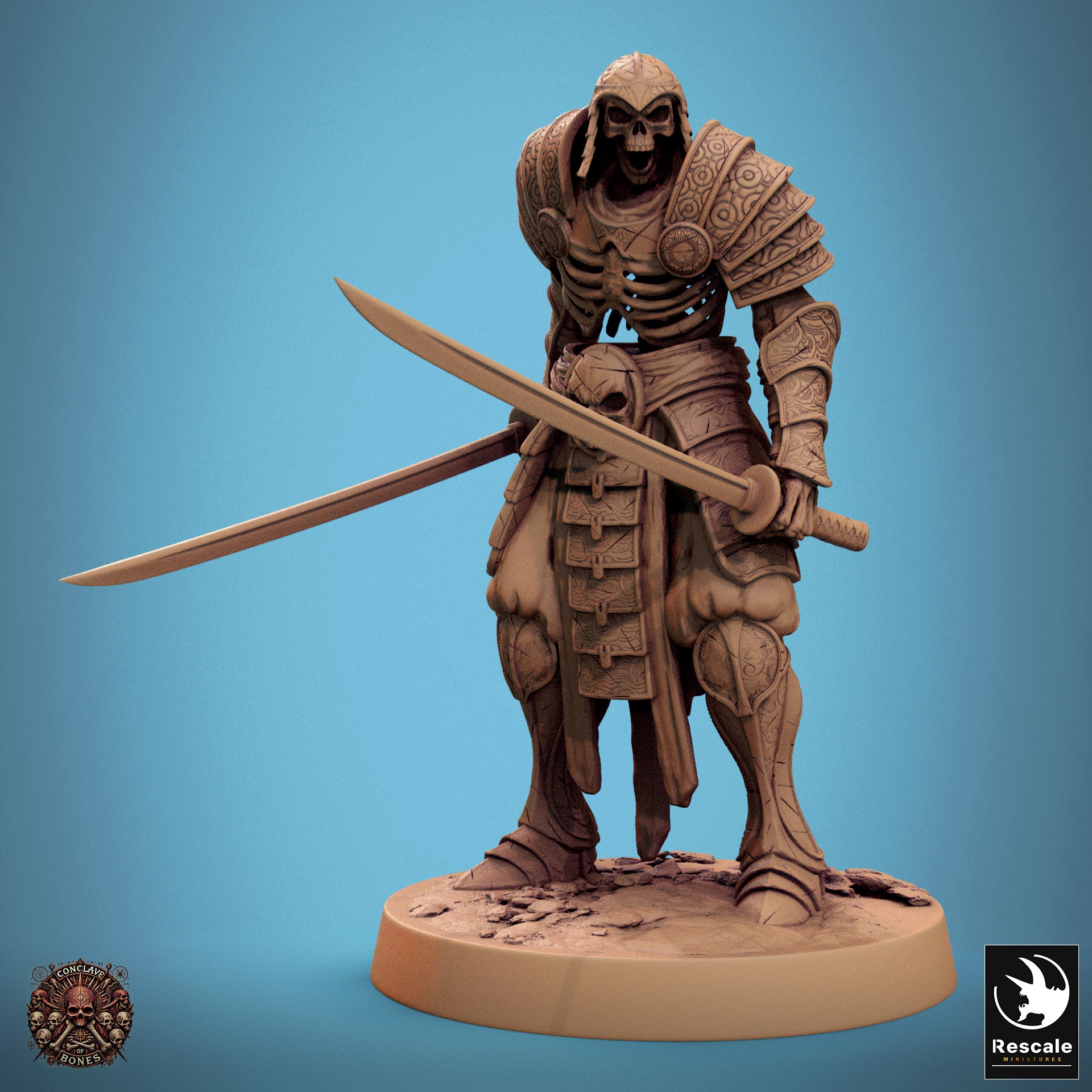 Skeleton - Dual Sword Taunt – Mini Marvels
